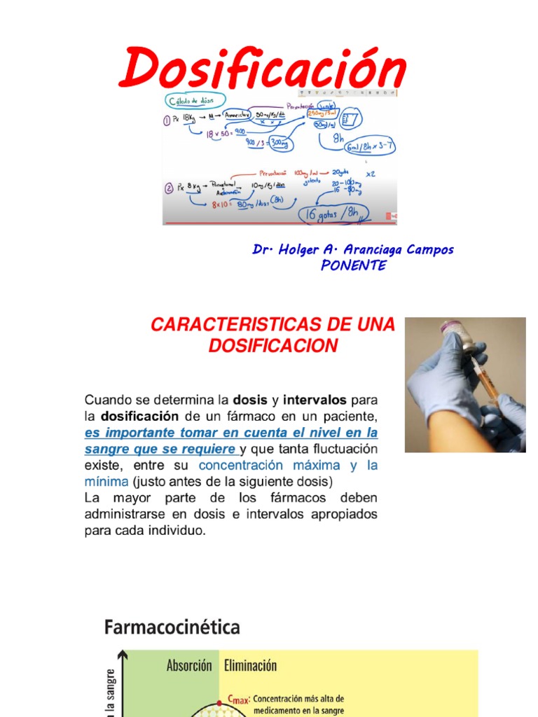 Dosificacion | PDF | Litro | Medicamentos con receta