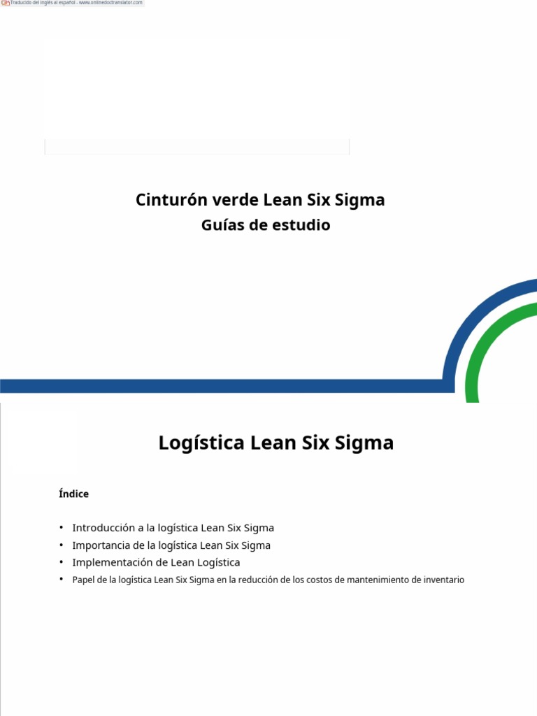 4-Lean+Six+Sigma+Logistics en Es | PDF