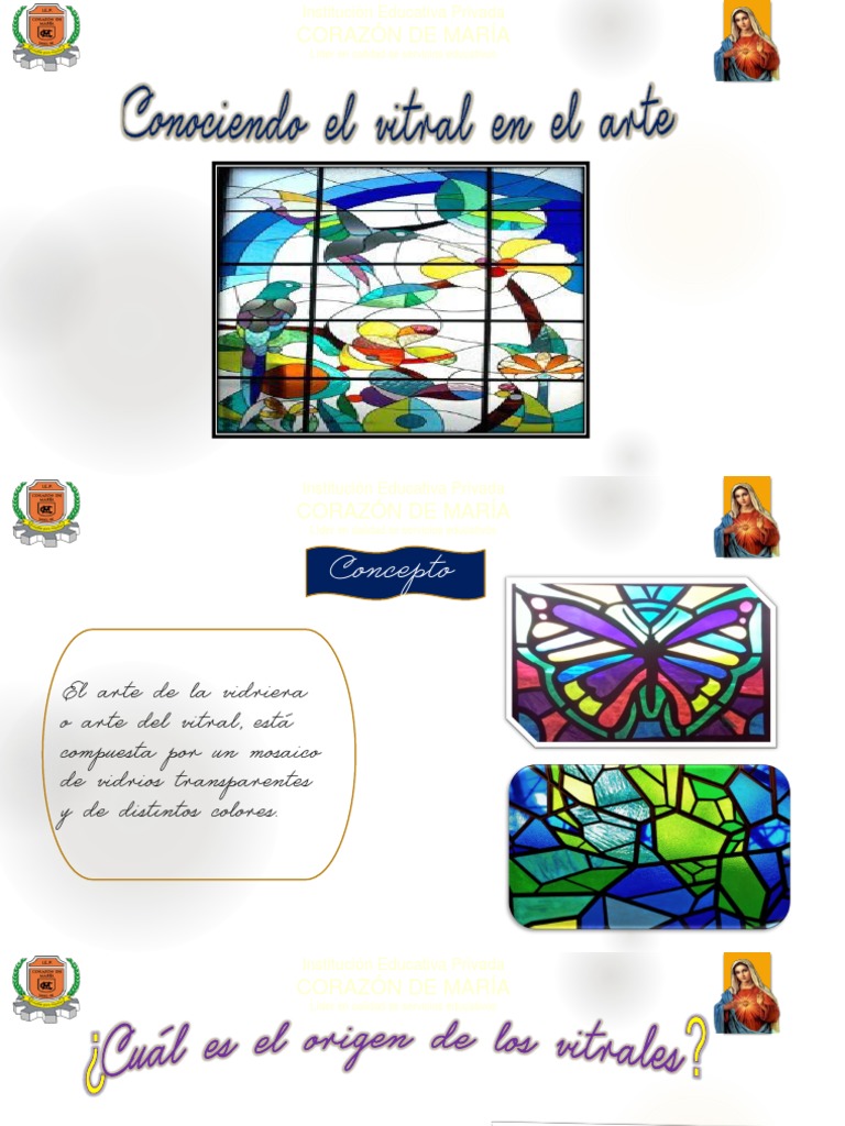 Arte del Vitral: Historia y Tipos | PDF