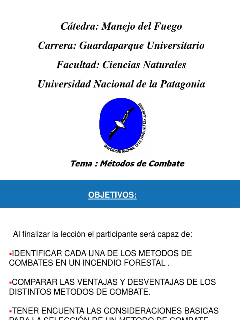 Metodos de Combate. Manejo Del Fuego | PDF | Fuego fatuo | Incendios