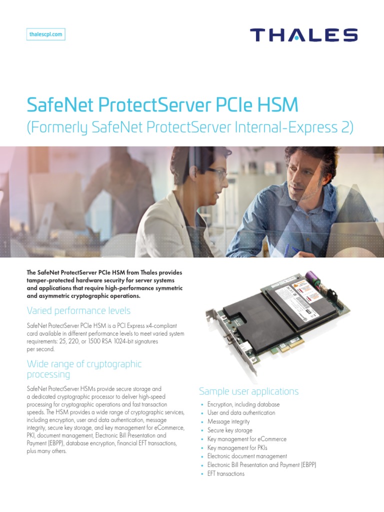 Safenet Protectserver Pcie HSM PB v7 | PDF | Cryptography | Cybercrime