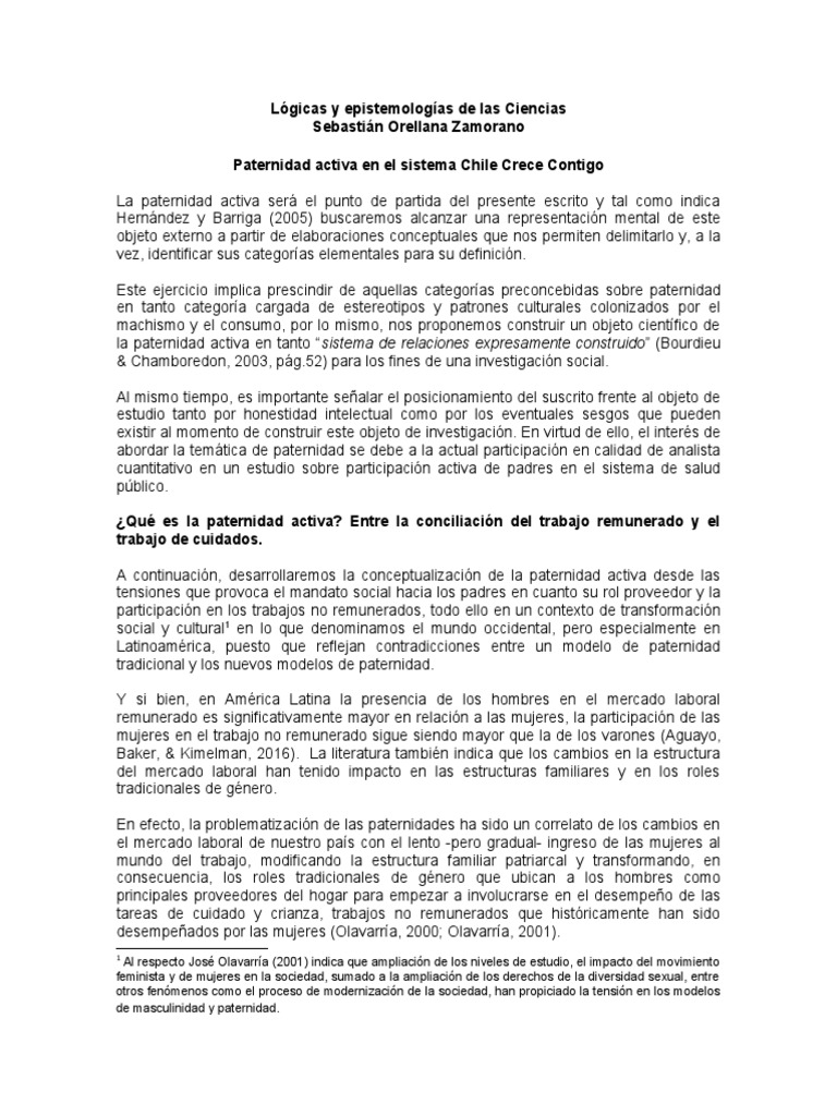 Construcción Objeto Paternidad Activa | PDF | Masculinidad | Género Construcción Objeto Paternidad Activa | PDF | Masculinidad | Género