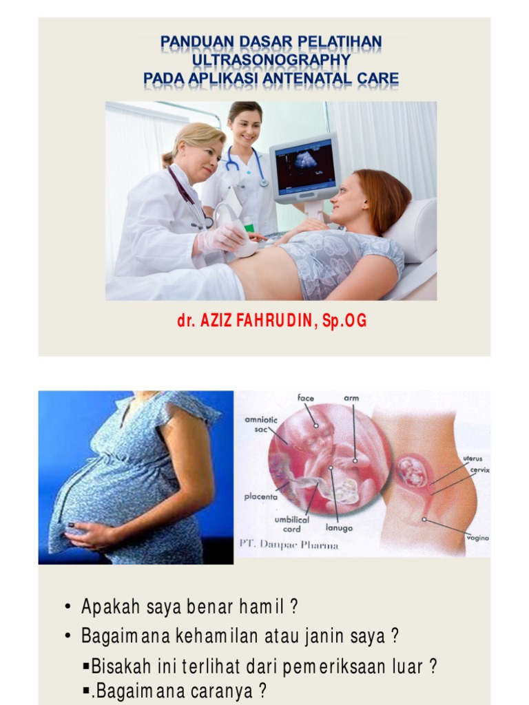 Materi Pelatihan USG ANC. Dr. Aziz Fahrudin, SP - Og | PDF | Sains & Matematika
