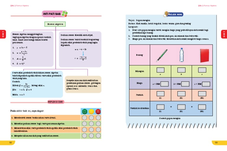 Bab 3 Rumus Algebra - 6 | PDF