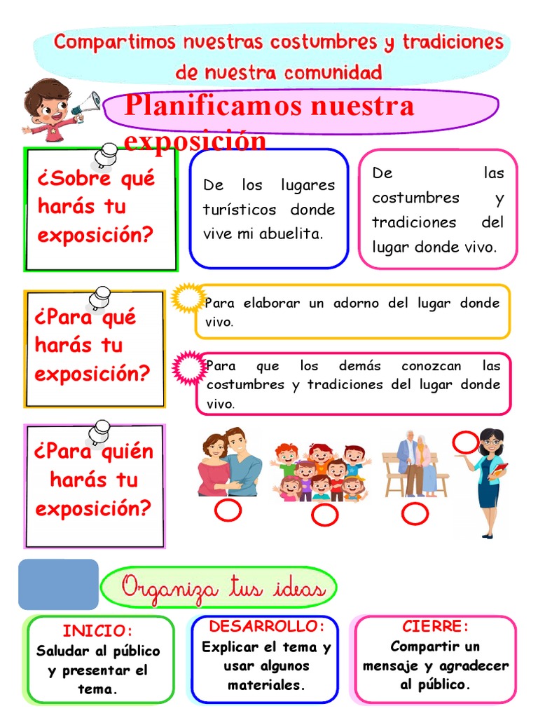 Ficha Compartimos Nuestras Costumbres y Tradiciones | PDF