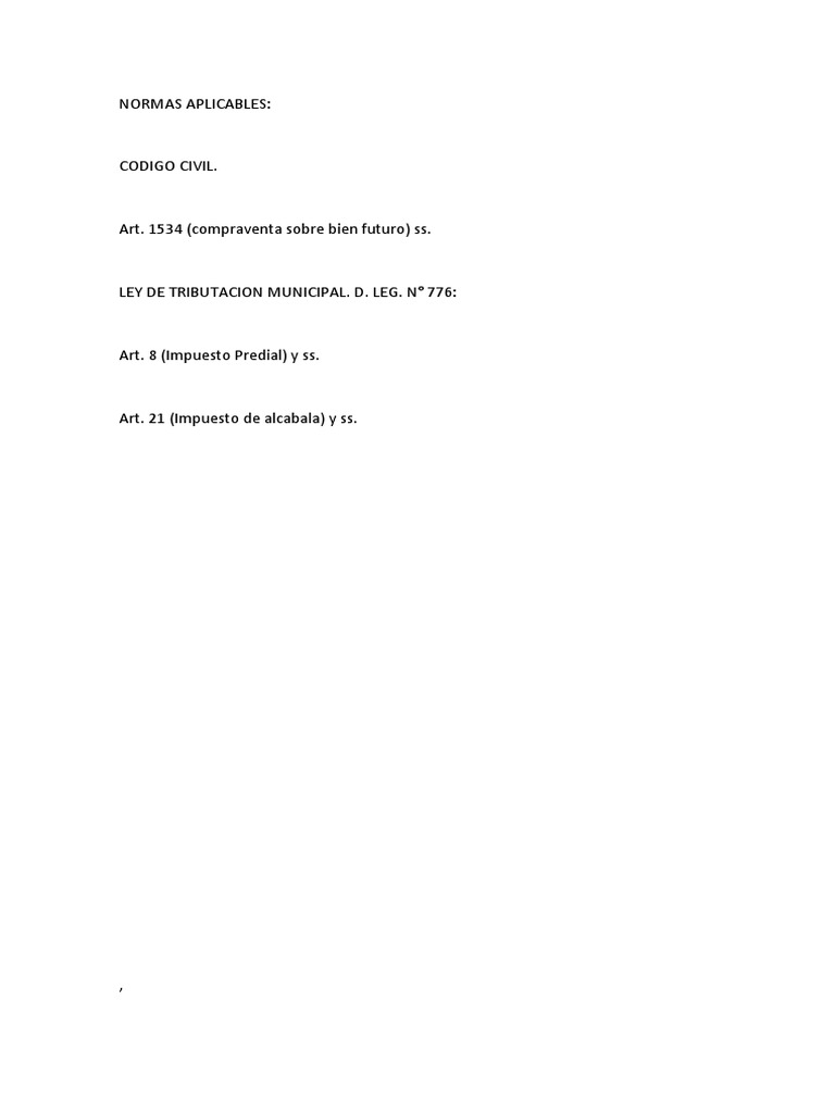 Contrato Preparatorio de Promesa de Compra y Venta | PDF | Ley común | Derecho privado