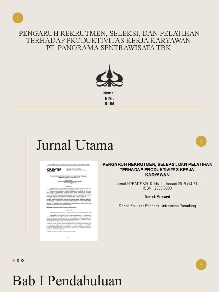 Contoh PPT Skripsi - 1 | PDF