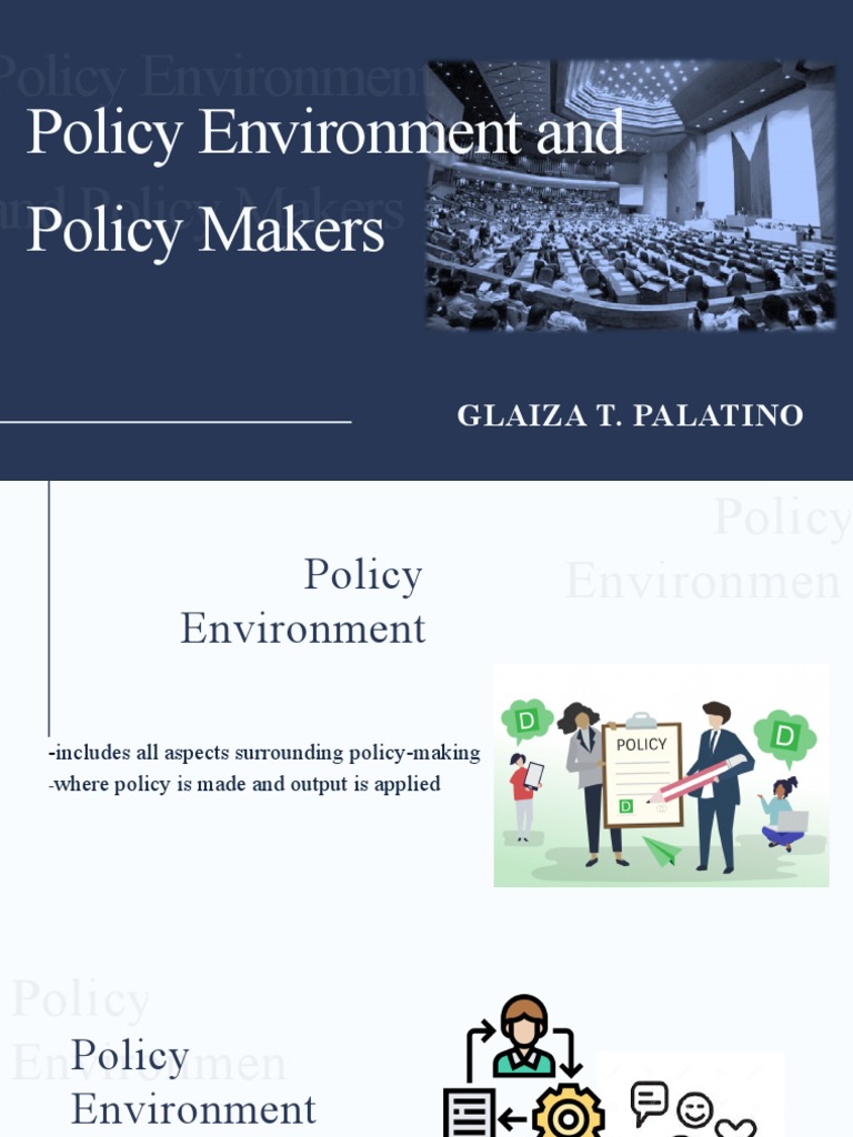 Philippine Policy Makers and Environment | PDF | American Government ...