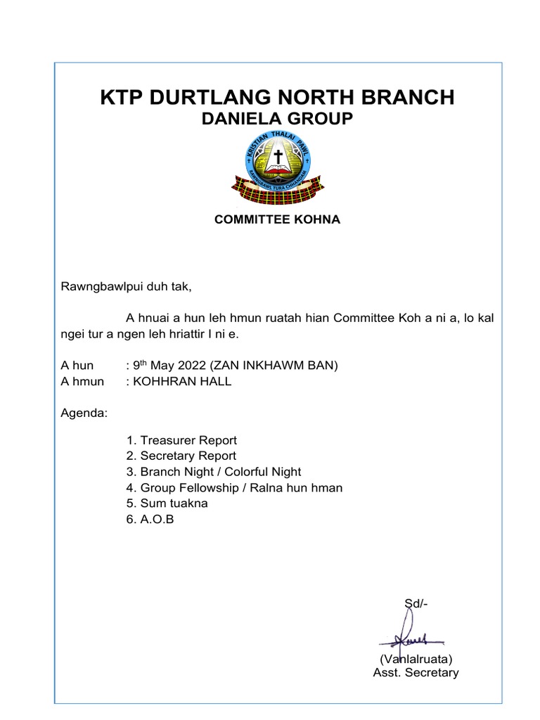 Committee Kohna KTP | PDF