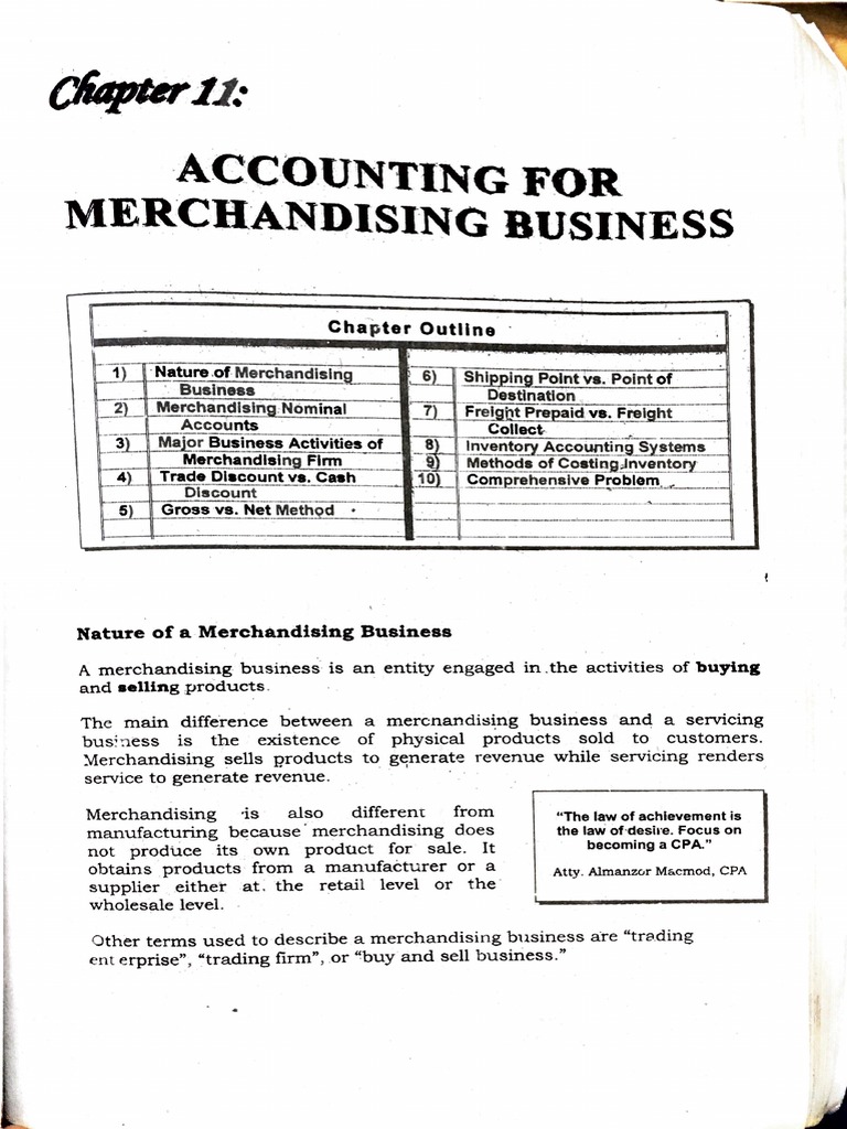 Accounting For Merchandising Business-1 | PDF