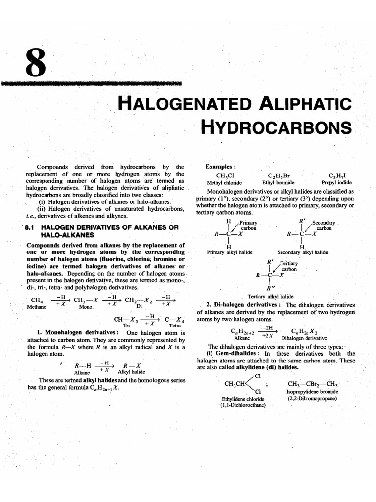 Alkyl Halide | PDF