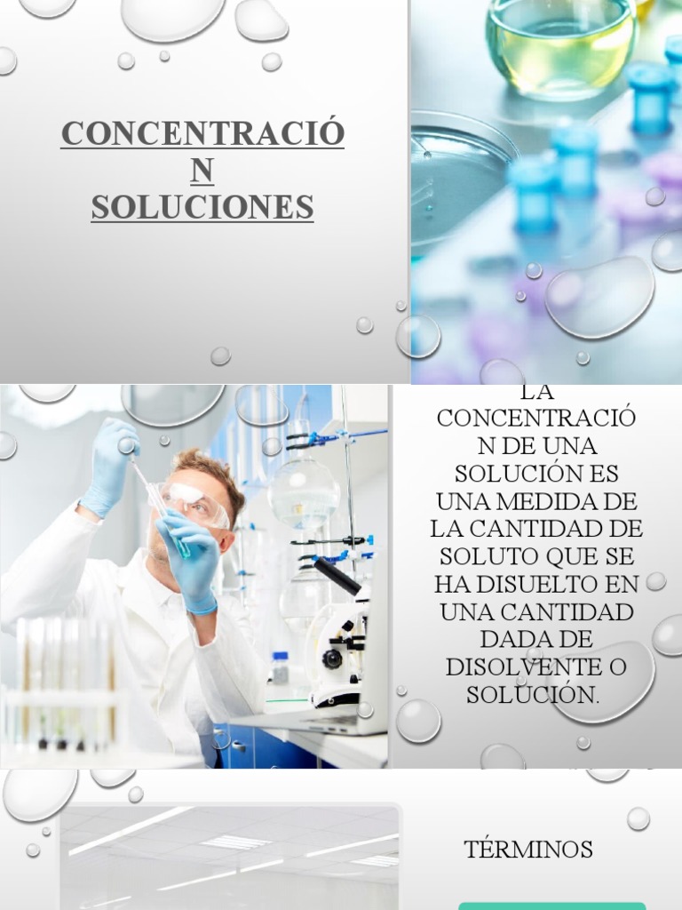 Concentracion Soluciones | PDF
