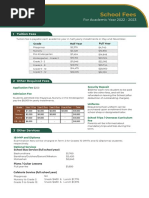 2025 School Fees | PDF | Personal Finance | Financial Services