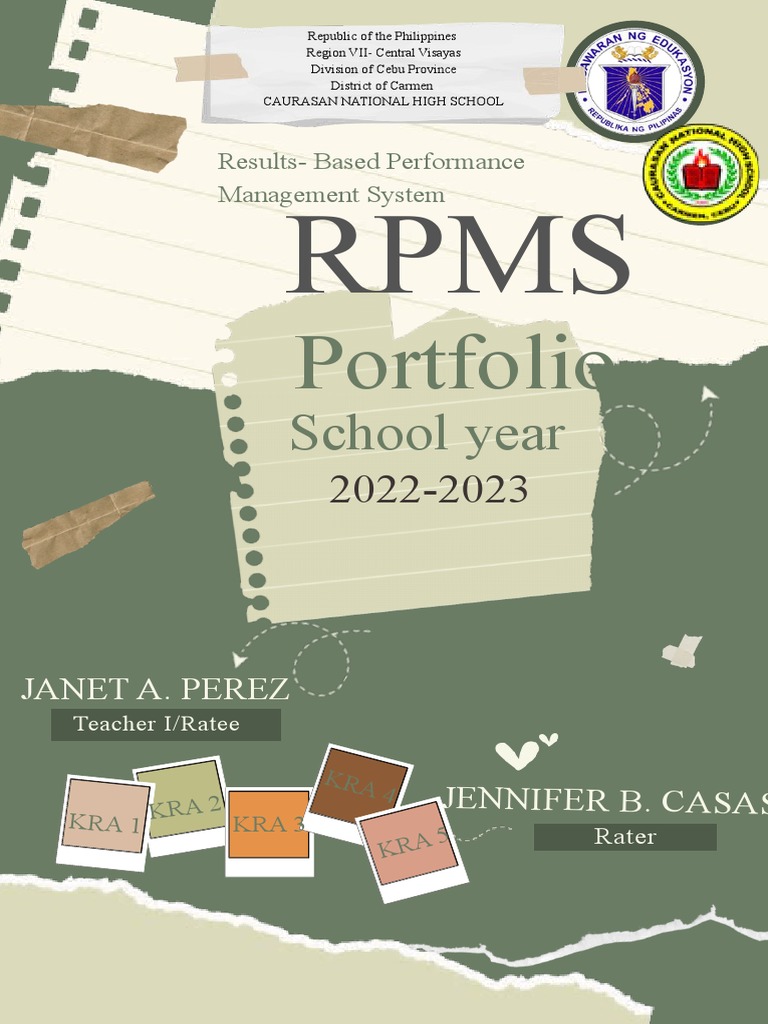 Copy-of-RPMS-MOVS-COVER-Green | PDF | Educational Assessment | Learning