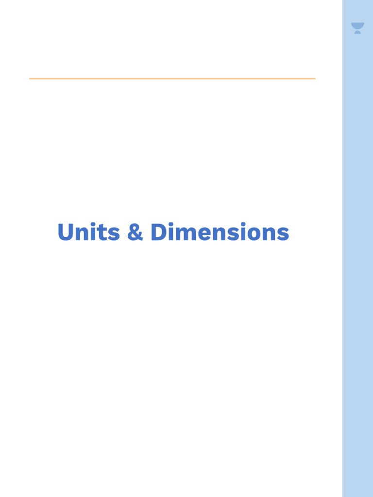 NEET UG Physics Units-Dimensions Final-1 | PDF | International System Of Units | Physical Quantities