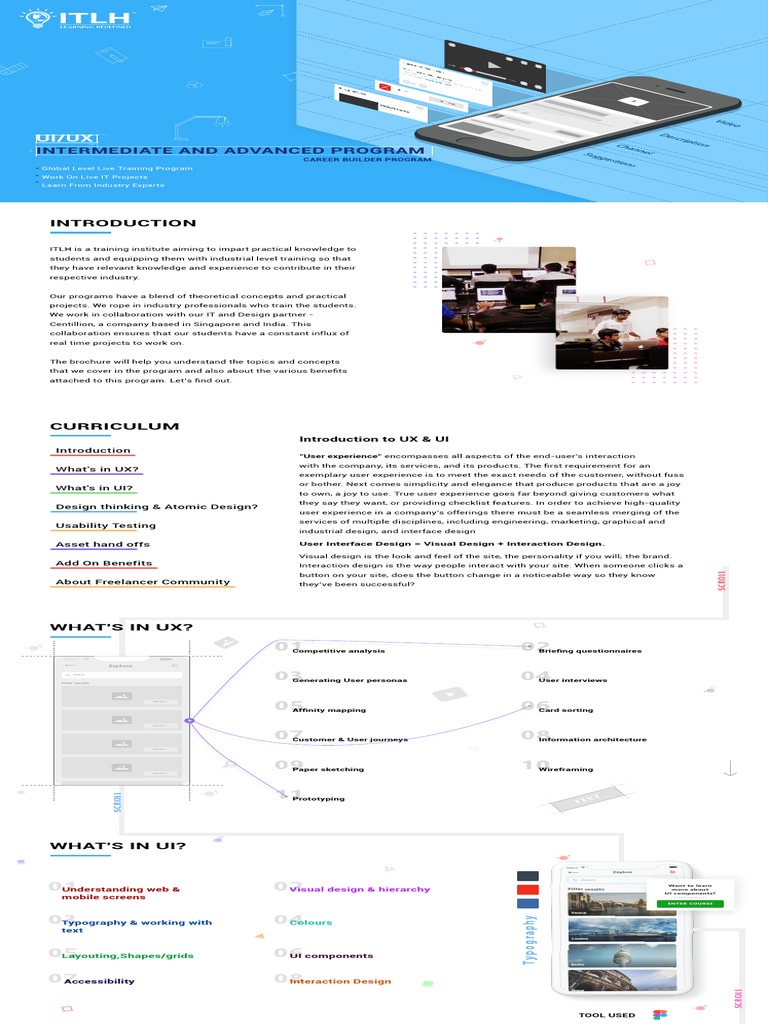 Ui Ux Brochure | PDF | User Interface | Human–Machine Interaction