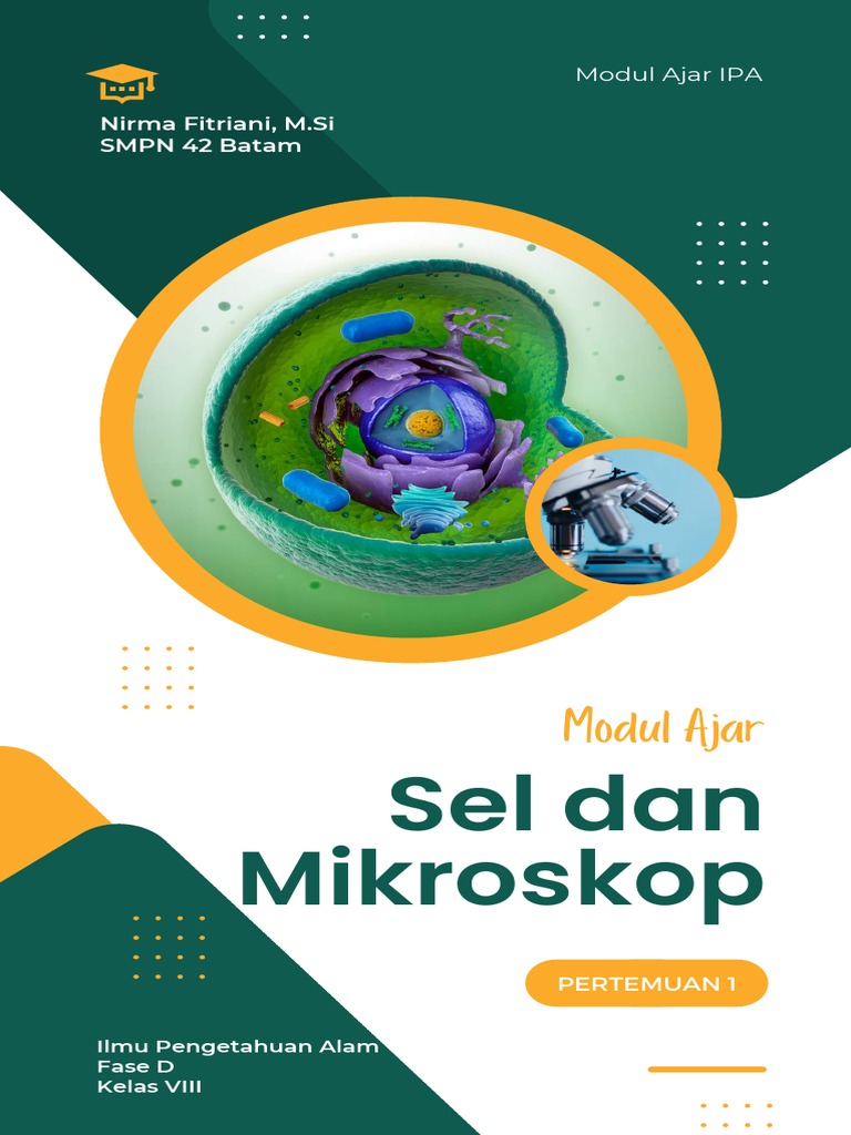 MODUL AJAR SEL DAN MIKROSKOP TUGAS IHT Compressed 1 | PDF