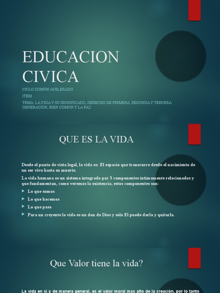 Presentacion 2 Civica | PDF | Derechos humanos | Igualdad social