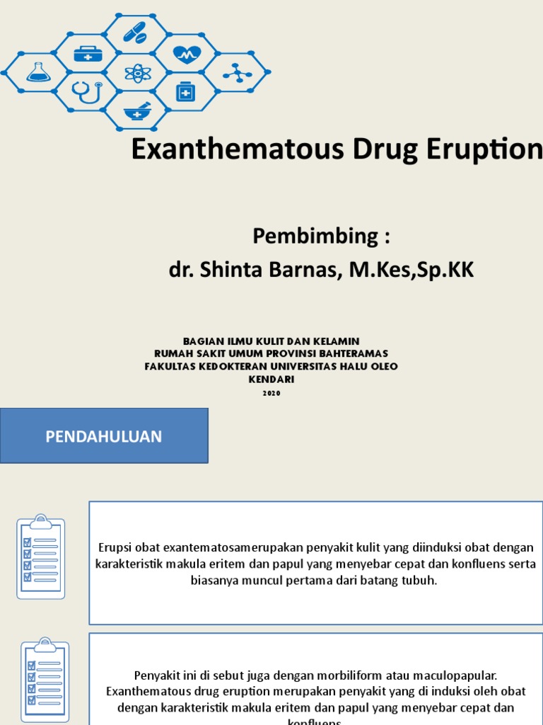 Exanthematous Drug Eruptions - Muh. Irvan Albab | PDF | Kesehatan ...