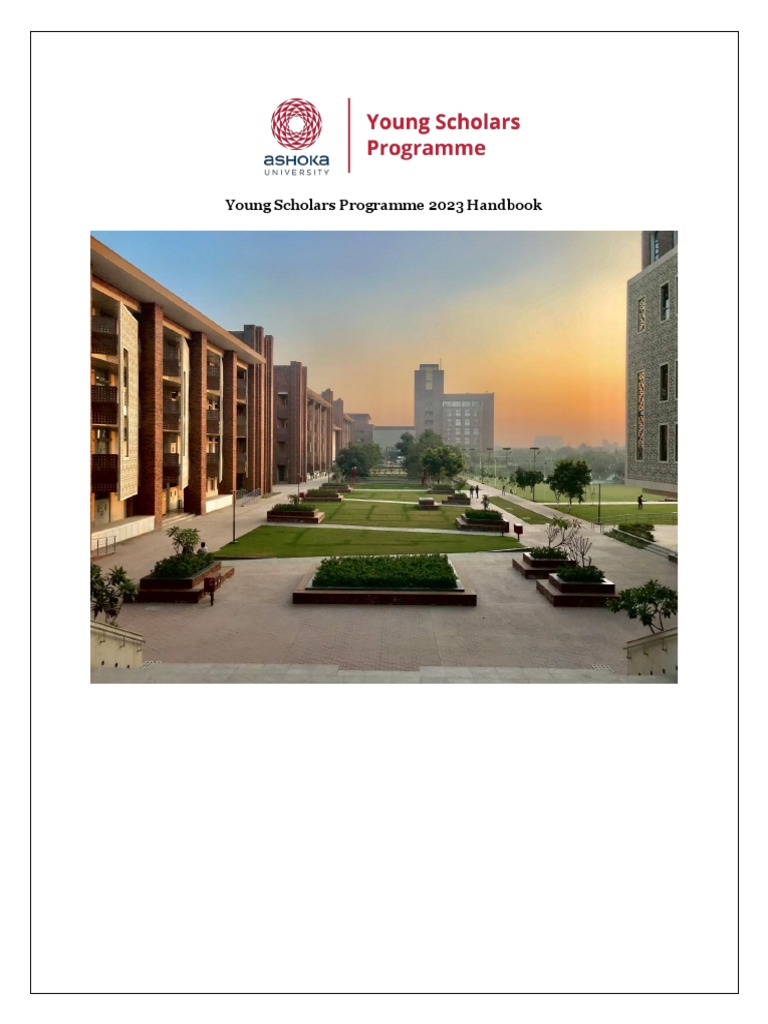 Young Scholars Programme 2023 Handbook | PDF | Dormitory | Hospital