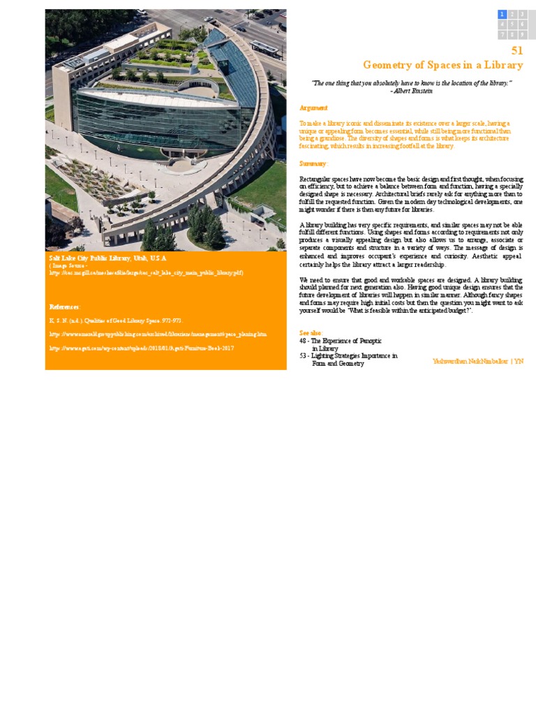 Visual Summary Example - Research in Architecture | PDF | Libraries | Space