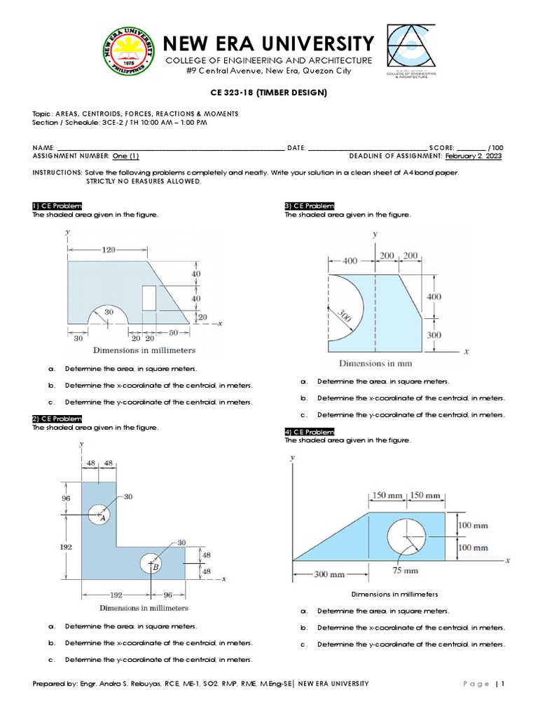 Assignment 1 323 18 Timber Design | PDF | Applied And Interdisciplinary Physics | Physical Sciences