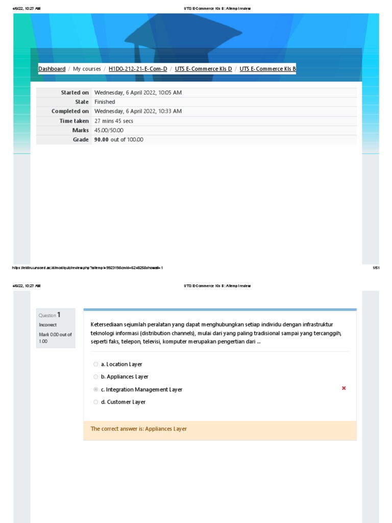 2022 UTS E-Commerce | PDF