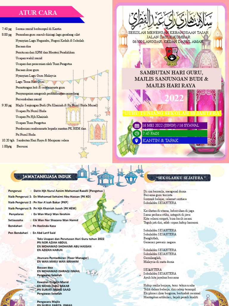 Buku Program Raya Terkini 2022 | PDF