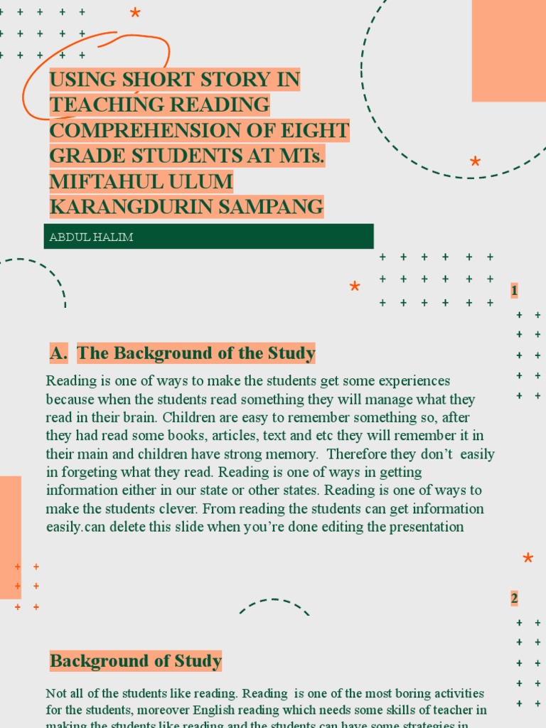 Halim | PDF | Reading Comprehension | Second Language