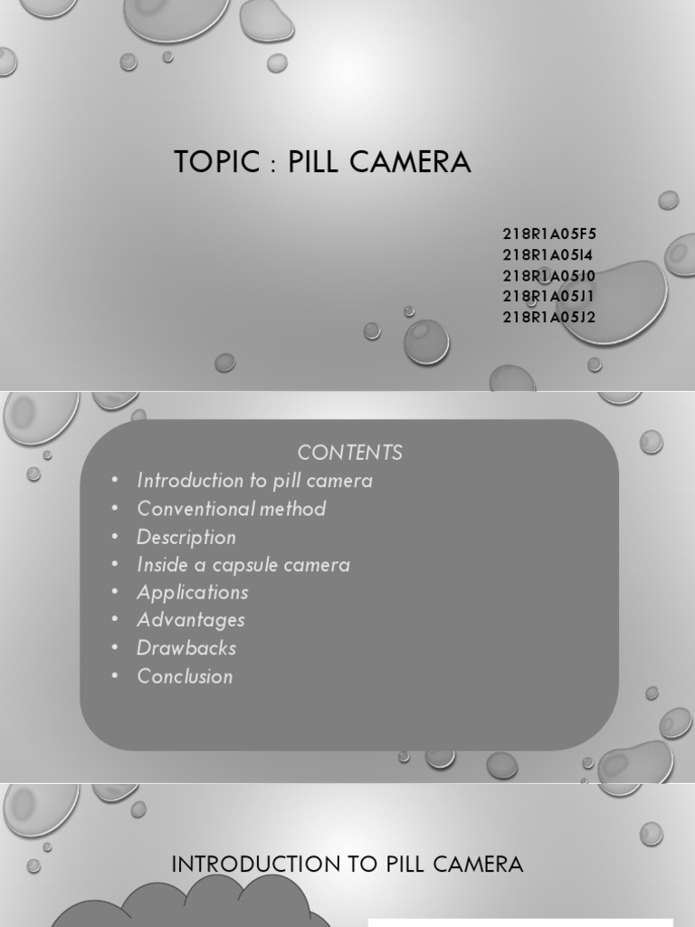 Pill Cam | Download Free PDF | Electrical Engineering | Equipment