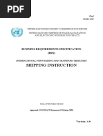 Shipping Instruction UserGuide | PDF | Cargo | Freight Transport