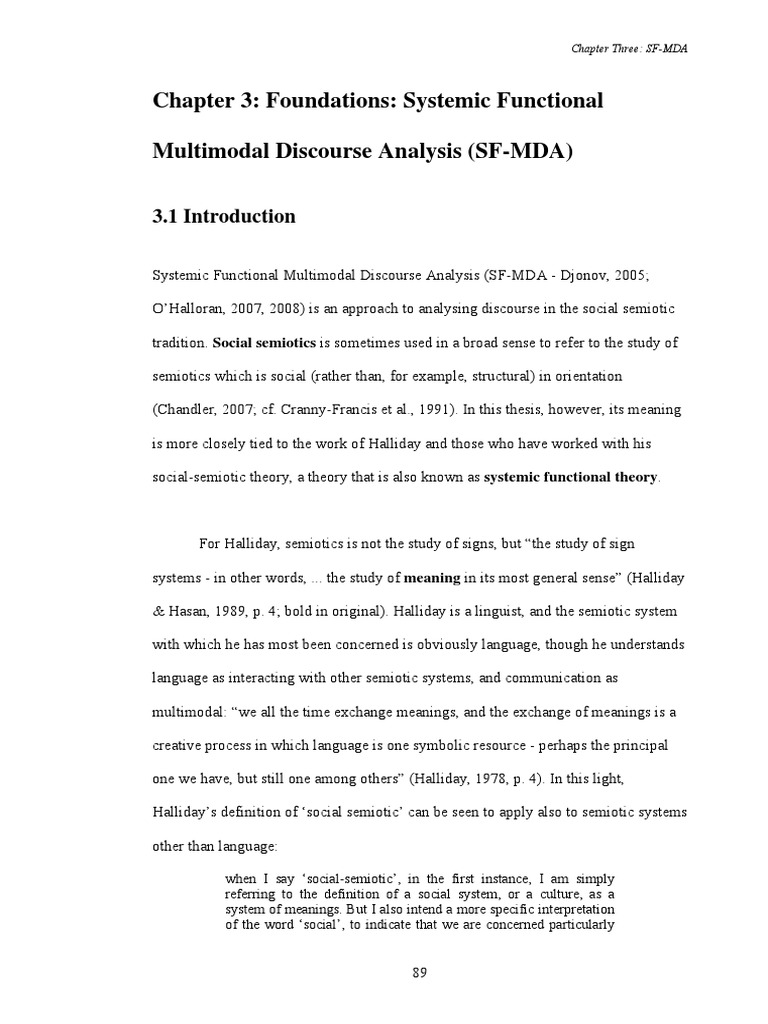 Chapter 3: Foundations: Systemic Functional Multimodal Discourse ...
