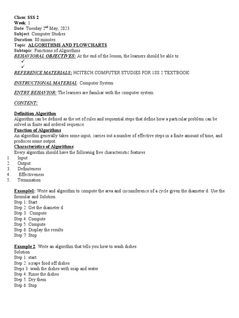 SSS 2 3RD Term Lesson Note | PDF | World Wide Web | Internet & Web