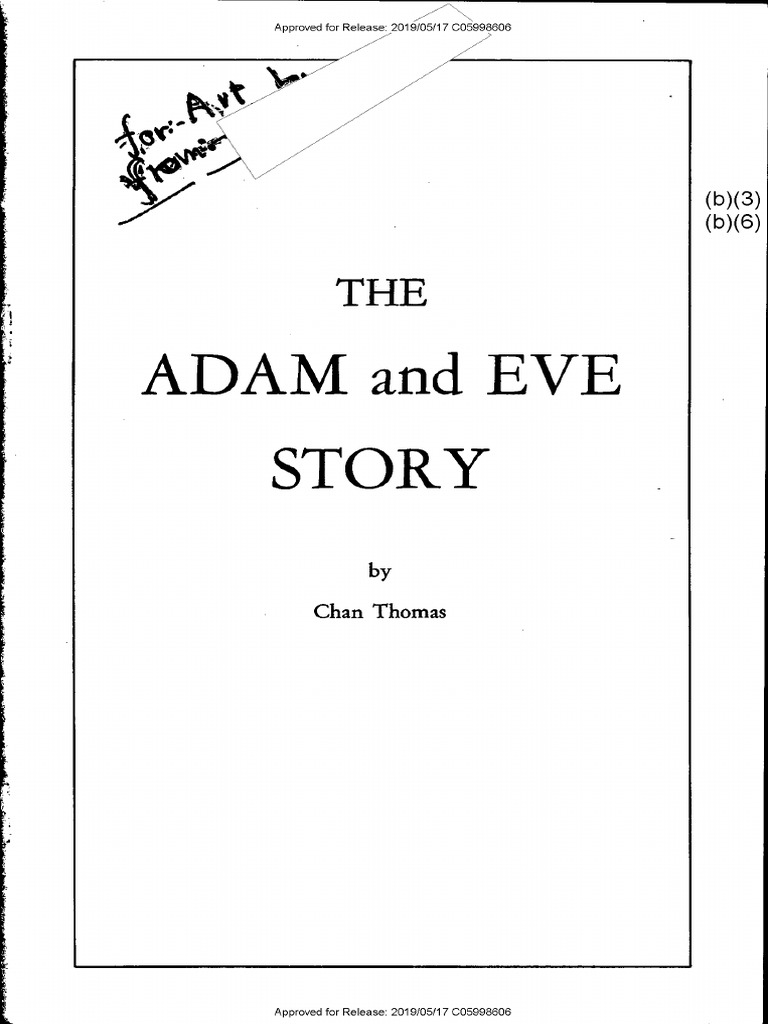 The Adam and Eve Story (15646345) | PDF