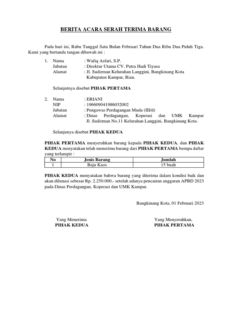 Format Piutang | PDF