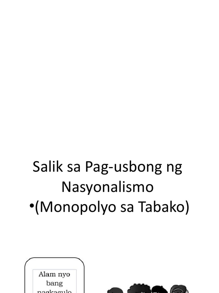 AP5 Monopolyo Sa Tabako | PDF