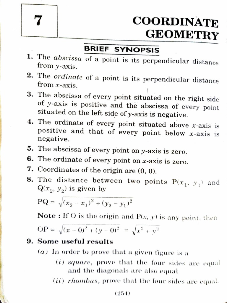 10th Math Ch-7 Coordinate Geometry Ncert Solutions Abcbjddhehdkksjsjkd | PDF