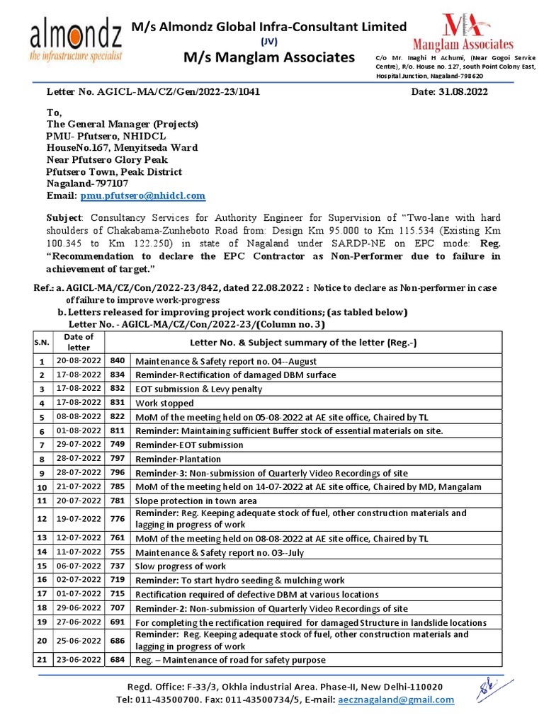 2022.08.31-1041-NHIDCL-Recommending To Declare EPC Contractor As Non ...