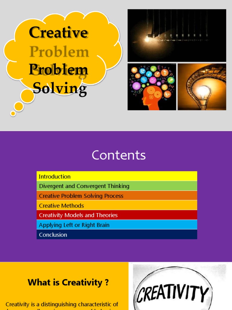 Creative Thinking 3 | PDF | Creativity | Thought
