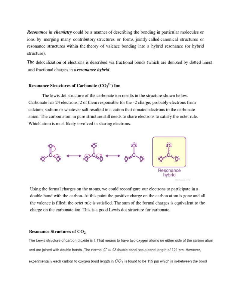 Resonance Structures1 | PDF