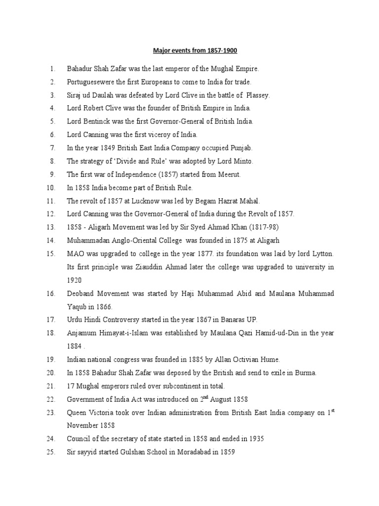 History Quiz | PDF | British Raj | Muhammad Ali Jinnah