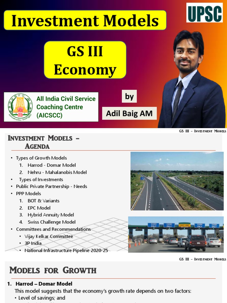 Investment Models - GS 3 AICSCC | PDF | Public–Private Partnership ...