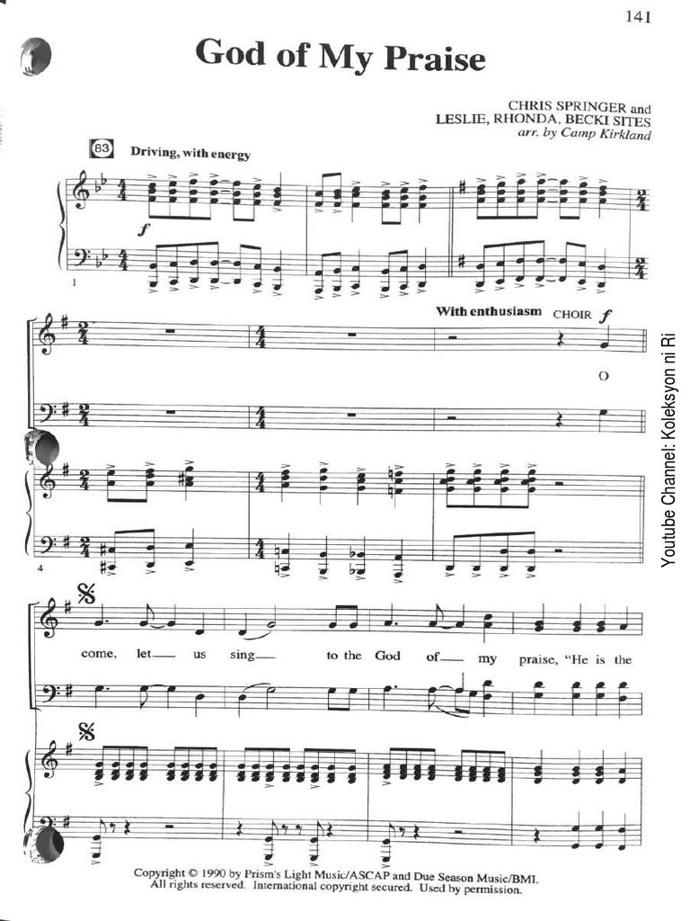 God of My Praise KNR | PDF