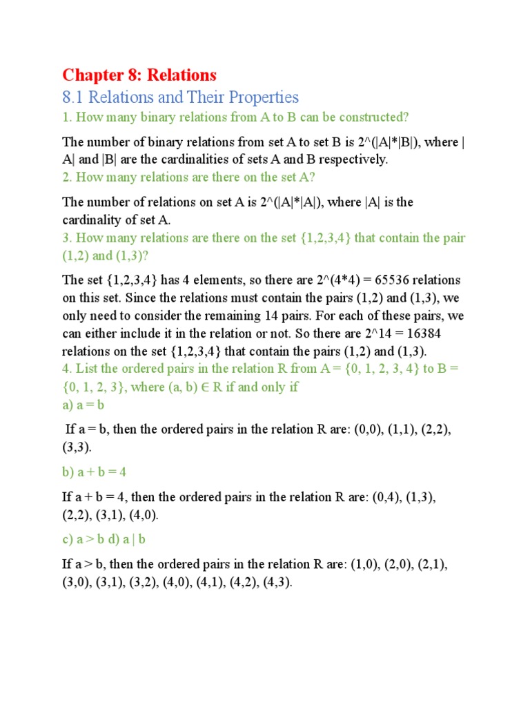 Chapter 8 | PDF | Mathematical Relations | Algebra