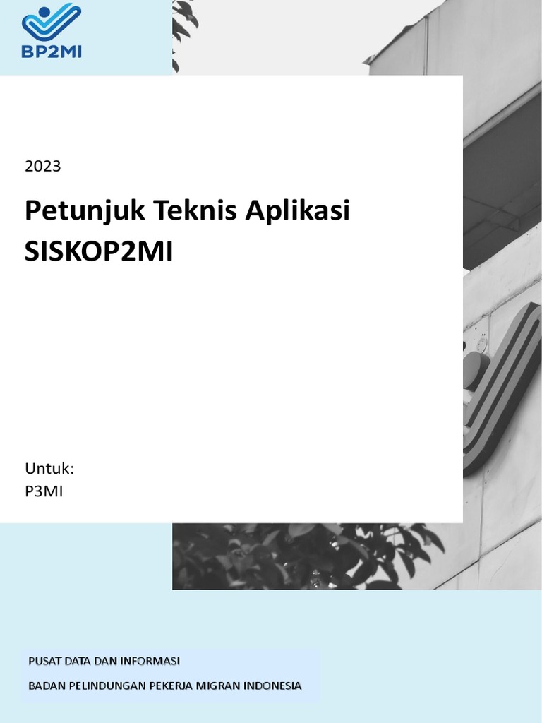 Petunjuk Teknis Siskop2mi Untuk P3mi | PDF | Komputer | Teknologi ...