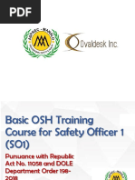 COSH Post Exam Revised | PDF | Occupational Safety And Health | Safety
