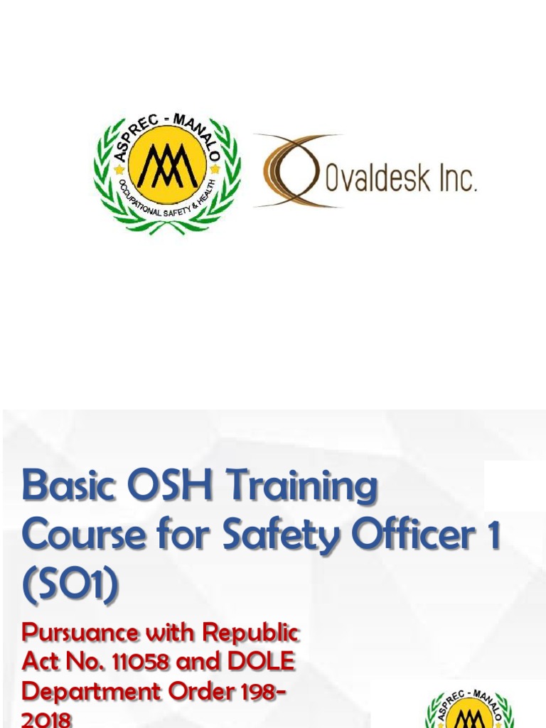 S01 Presentation | PDF | Occupational Safety And Health | Fires