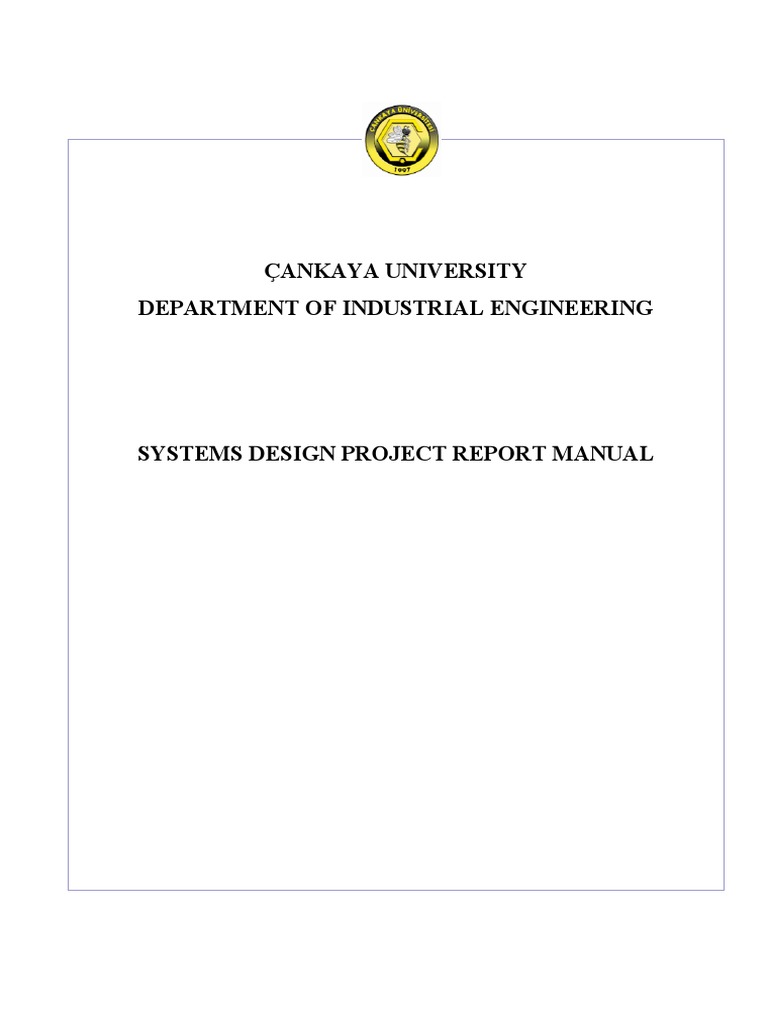 Systems Design Report Format - Son | PDF | Note (Typography) | Typefaces
