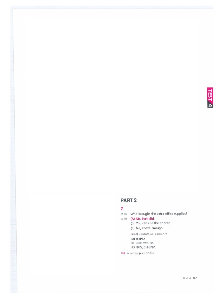 Ets 2020 - Part 2 Test 4 | PDF