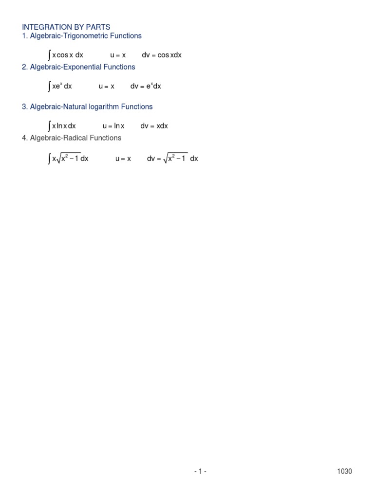Integration by Partial Fraction | PDF | Complex Analysis | Functions And Mappings
